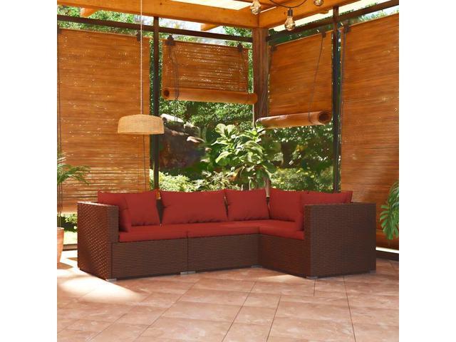 Click here for vidaXL Patio Lounge Set Outdoor Sectional Sofa Set... prices