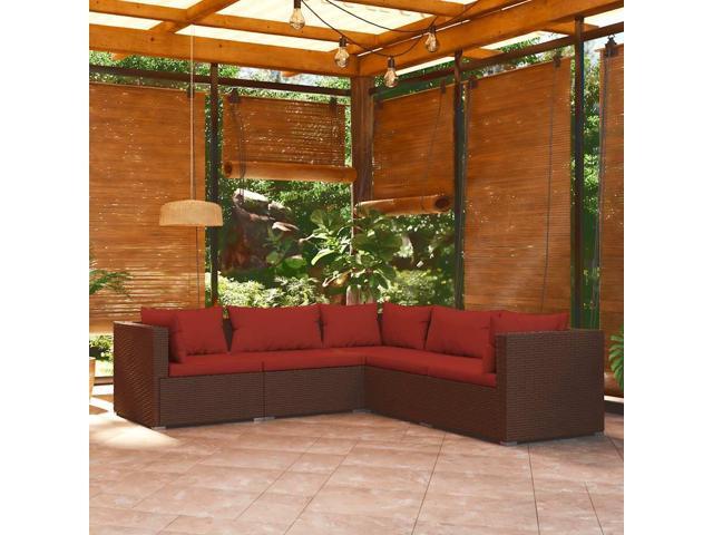 Click here for vidaXL Patio Lounge Set Outdoor Sectional Sofa Set... prices