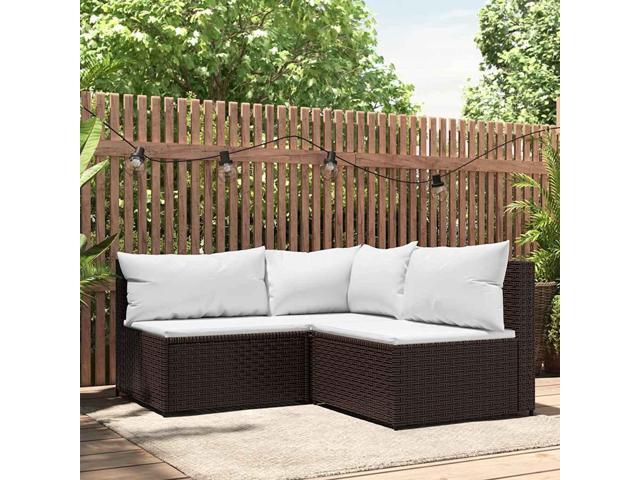 Click here for vidaXL Patio Furniture Set 3 Piece Lounge Set with... prices