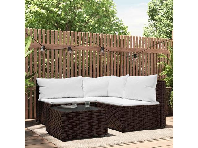 Click here for vidaXL Patio Furniture Set 4 Piece Lounge Set with... prices