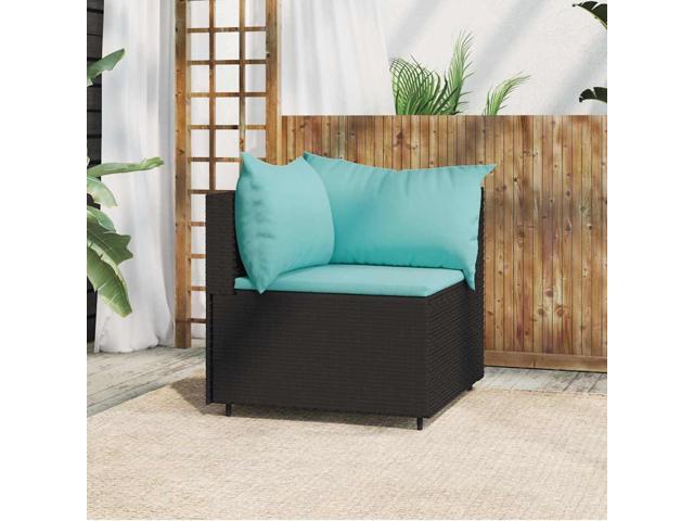 Click here for vidaXL Patio Furniture Wicker Outdoor Sofa with Cu... prices