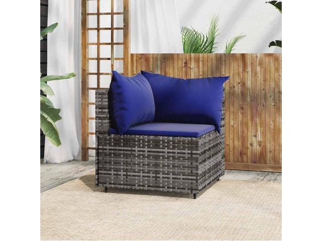 Click here for vidaXL Patio Furniture Wicker Rattan Outdoor Sofa... prices
