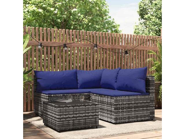 Click here for vidaXL Patio Furniture Set 4 Piece Lounge Set with... prices