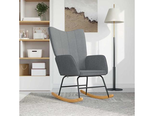 Click here for vidaXL Rocking Chair Light grey prices