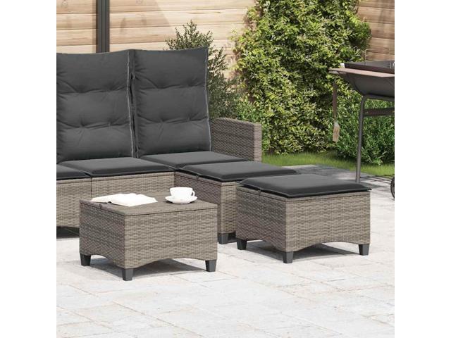 Click here for vidaXL Garden Stool Grey  Dark Grey prices