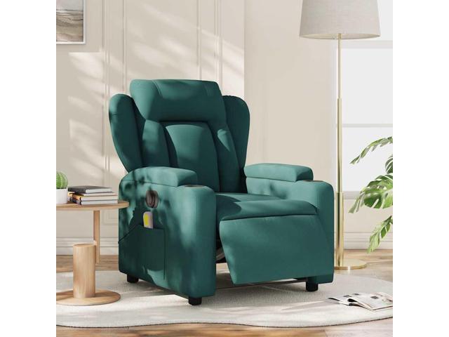 Click here for vidaXL Electric Massage Recliner Chair Dark Green prices