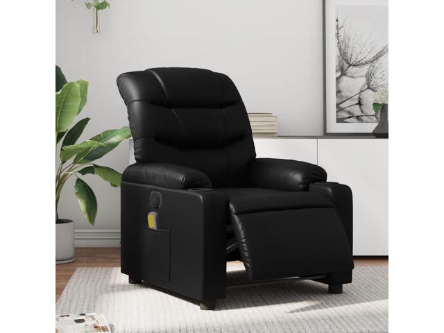 Click here for vidaXL Electric Massage Recliner Chair Black prices