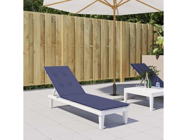 Click here for vidaXL Deck Chair Cushion Navy Blue Oxford fabric... prices