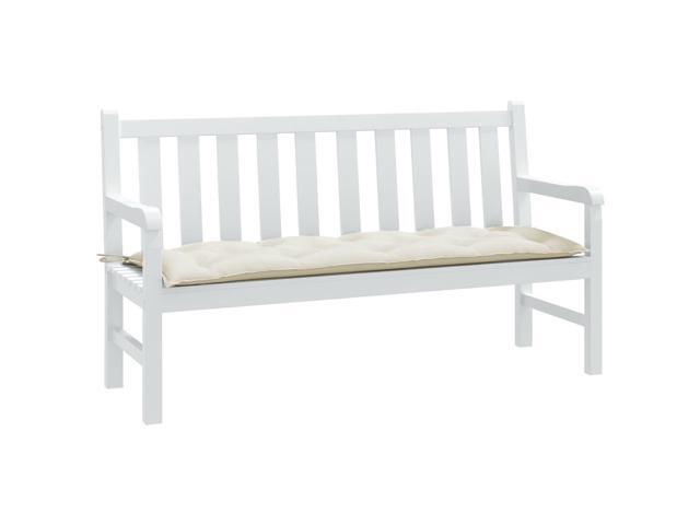 Click here for vidaXL Garden Bench Cushion Melange cream 100 poly... prices