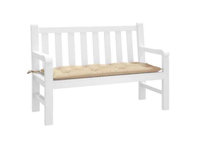 Click here for vidaXL Garden Bench Cushion Beige 100 polyester Me... prices