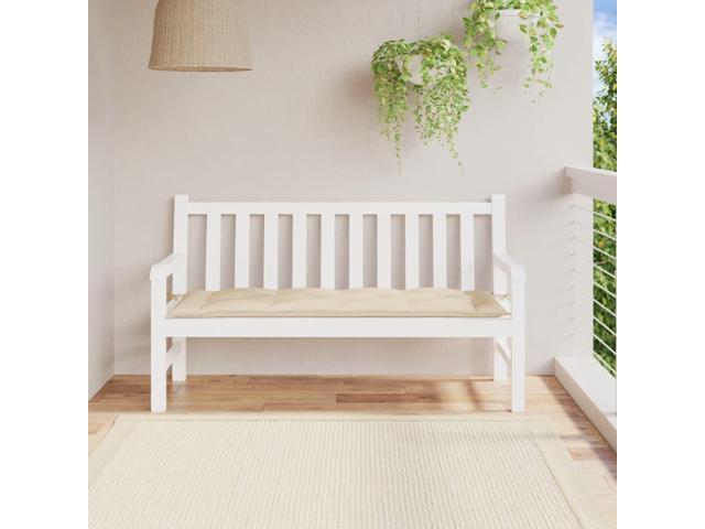 Click here for vidaXL Garden Bench Cushion Beige Oxford fabric (1... prices
