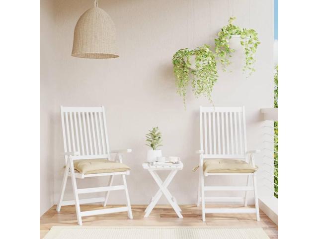 Click here for vidaXL Pallet Cushion Set of 2 Beige Oxford fabric... prices