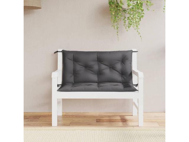 Click here for vidaXL Garden Bench Cushion Set of 2 Anthracite prices