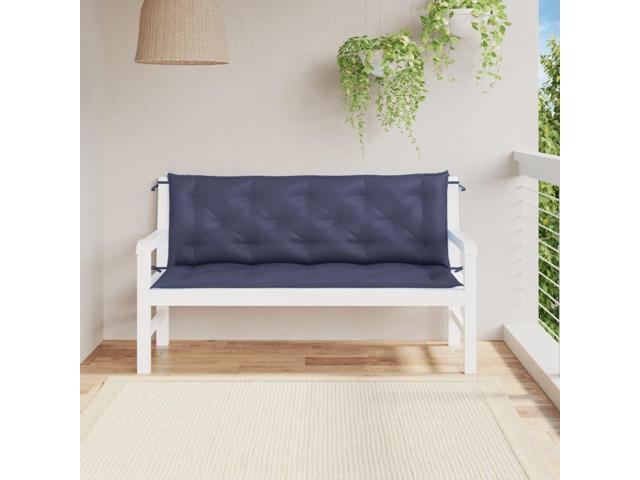 Click here for vidaXL Garden Bench Cushion Set of 2 Navy Blue prices