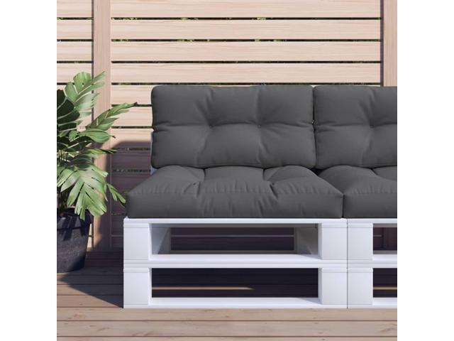 Click here for vidaXL Pallet Cushion Anthracite 100 polyester 31.... prices