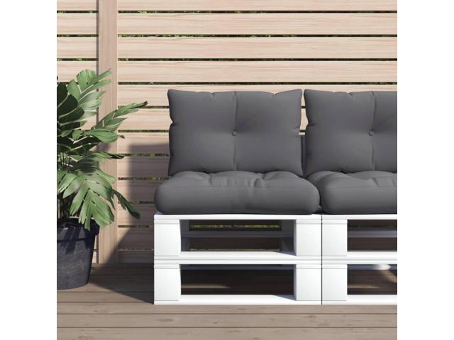 Click here for vidaXL Pallet Cushion Set of 2 Anthracite Polyeste... prices