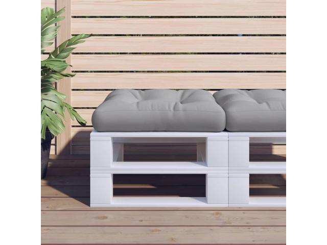 Click here for vidaXL Pallet Cushion Grey 100 Polyester 23.6x23.6... prices