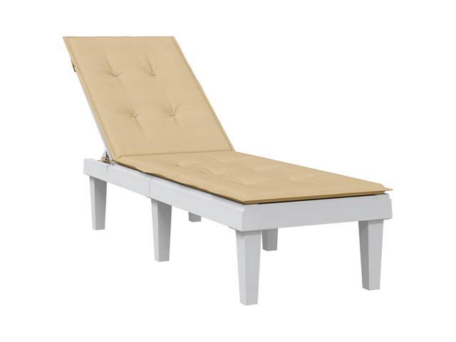Click here for vidaXL Deck Chair Cushion Melange Beige (75+105)x5... prices