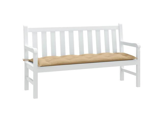 Click here for vidaXL Garden Bench Cushion Melange beige 100 poly... prices