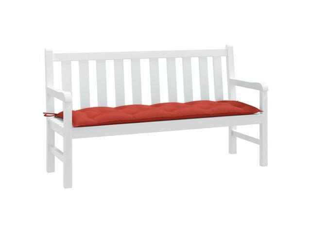 Click here for vidaXL Garden Bench Cushion Melange Red 100 Polyes... prices