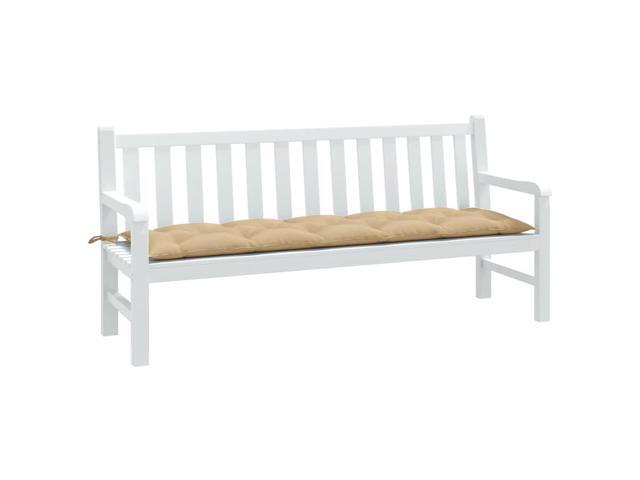 Click here for vidaXL Garden Bench Cushion Melange Beige 100 Poly... prices