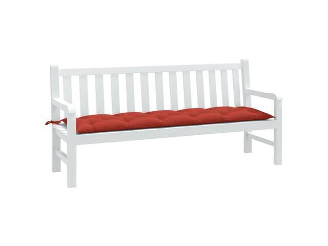 Click here for vidaXL Garden Bench Cushion Melange Red 100 Polyes... prices