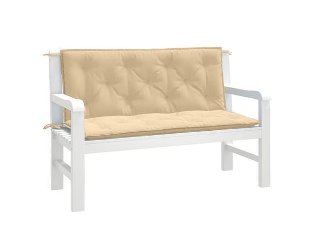 Click here for vidaXL Garden Bench Cushion Melange beige 100 poly... prices