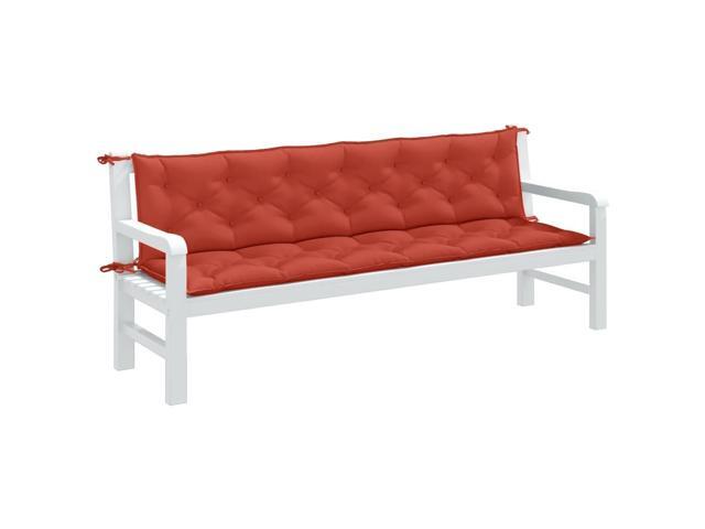 Click here for vidaXL Garden Bench Cushion Melange Red Polyester... prices