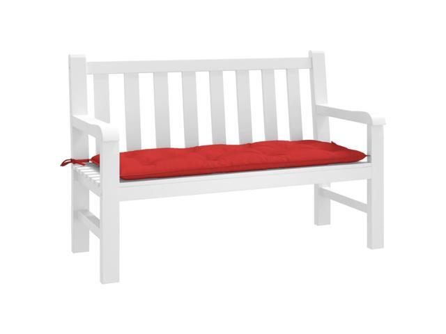 Garden Bench Cushion Red 47.2"x19.7"x2.8" Oxford Fabric - Red