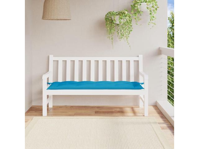 Click here for vidaXL Garden Bench Cushion Light blue Oxford fabr... prices