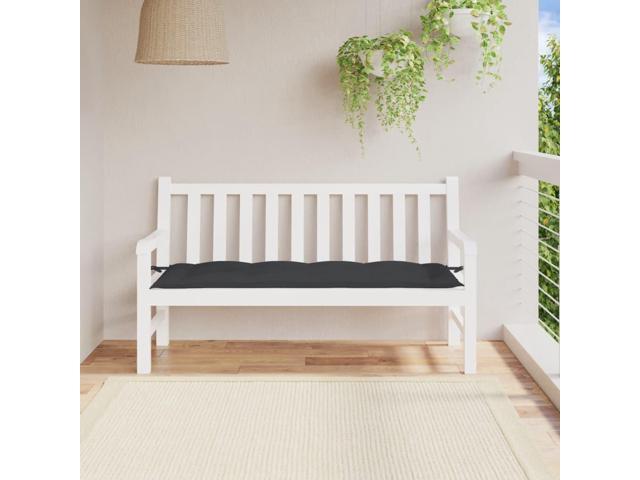 Click here for vidaXL Garden Bench Cushion Black Oxford fabric  P... prices