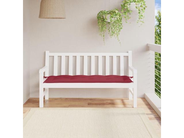 Click here for vidaXL Garden Bench Cushion Wine red Oxford fabric... prices