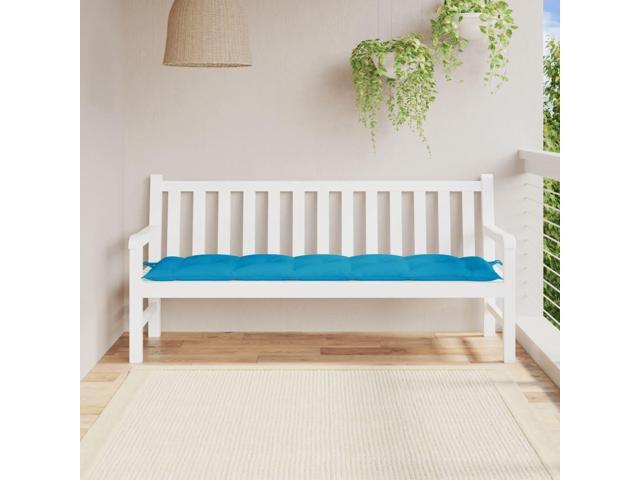 Click here for vidaXL Garden Bench Cushion Light Blue Oxford Fabr... prices