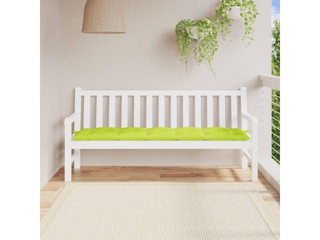 Click here for vidaXL Garden Bench Cushion Bright Green Oxford Fa... prices