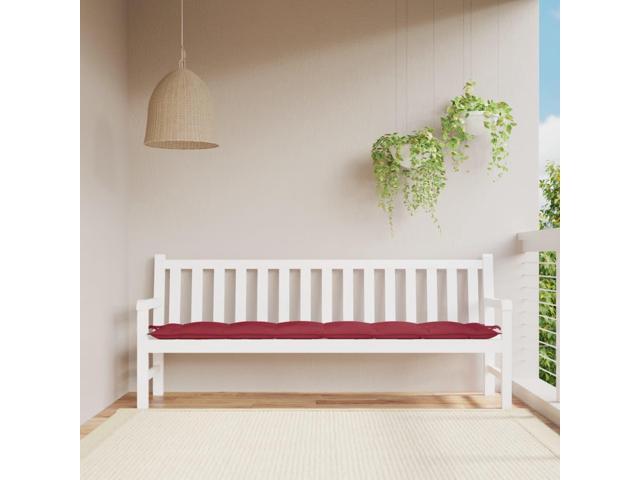 Click here for vidaXL Garden Bench Cushion Wine Red Oxford fabric... prices