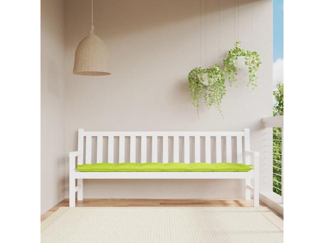 Click here for vidaXL Garden Bench Cushion Bright green Oxford fa... prices