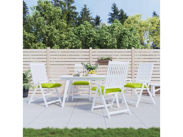 Click here for vidaXL Pallet Cushion Set of 4 Bright Green Oxford... prices