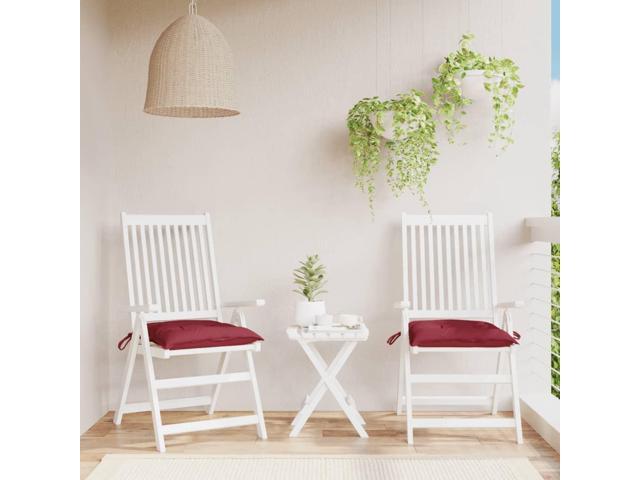 Click here for vidaXL Pallet Cushion Set of 2 Wine Red Oxford fab... prices