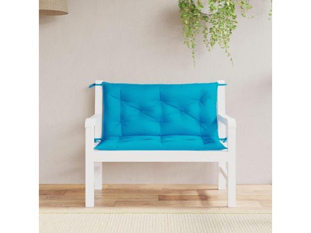 Click here for vidaXL Garden Bench Cushion Set of 2 Light blue Ox... prices