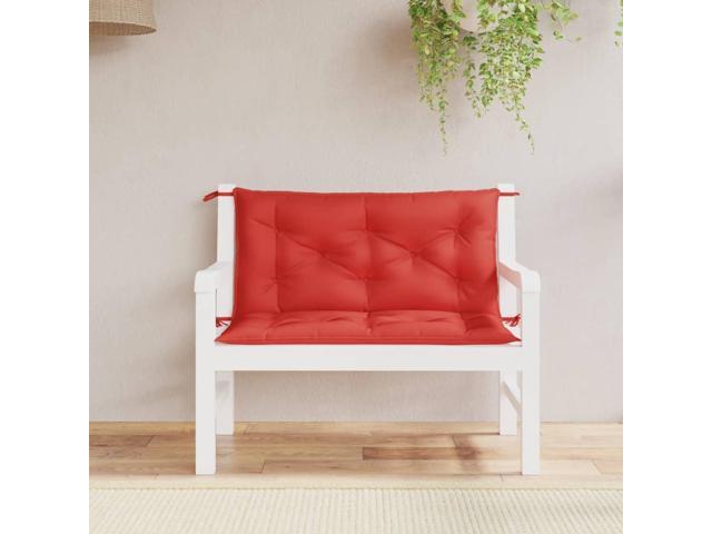 Click here for vidaXL Garden Bench Cushion Set of 2 Red Oxford fa... prices