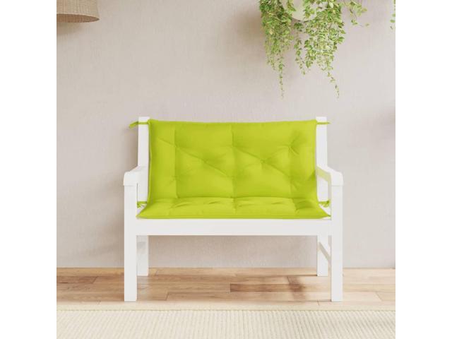 Click here for vidaXL Garden Bench Cushion Set of 2 Bright green prices
