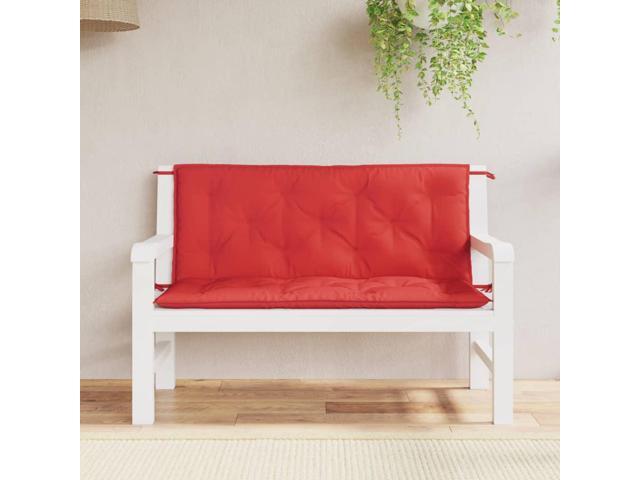 Click here for vidaXL Garden Bench Cushion Set of 2 Red Oxford fa... prices