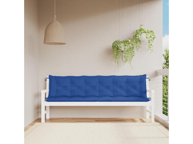 Click here for vidaXL Garden Bench Cushion Set of 2 Blue Oxford f... prices