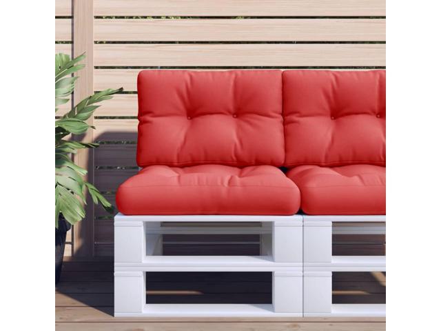 Click here for vidaXL Pallet Cushion Red 100 Polyester 19.7 in x... prices
