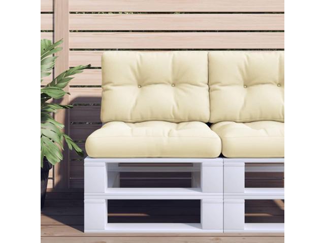 Click here for vidaXL Pallet Cushion Cream 100 polyester 23.6 x 1... prices