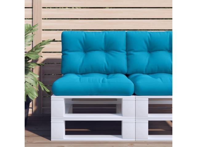 Click here for vidaXL Pallet Cushion Light blue 100 polyester 23.... prices