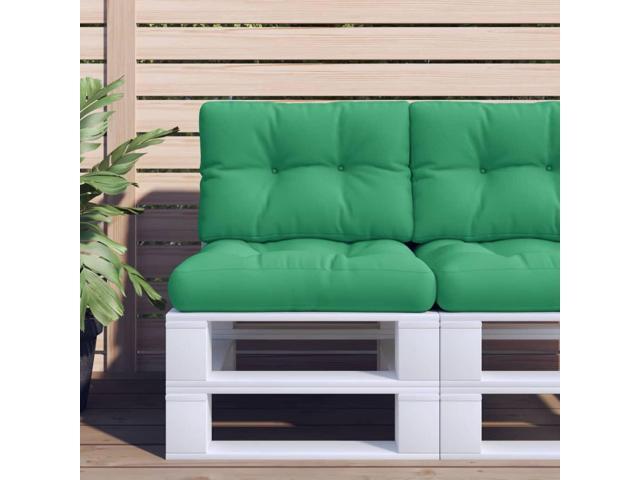 Click here for vidaXL Pallet Cushion Green 100 polyester 23.6 in... prices