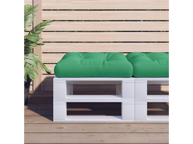 Click here for vidaXL Pallet Cushion Green Fabric (100 polyester)... prices