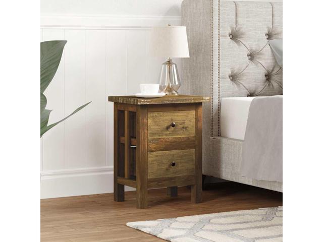 Click here for vidaXL Nightstand Accent End Table with Storage Dr... prices