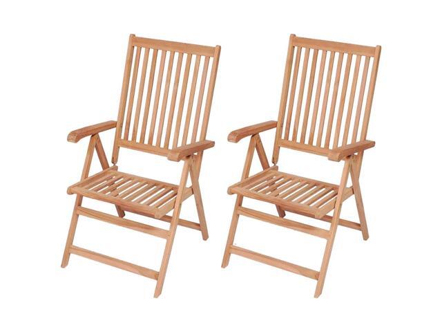 Click here for vidaXL Outdoor Recliner Chairs 2 Pcs Patio Reclini... prices